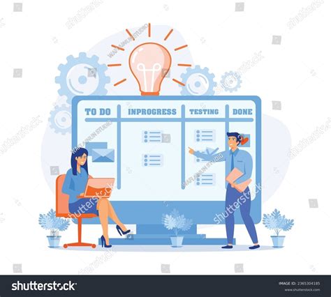 1 258 tablero kanban stock vectors and vector art shutterstock