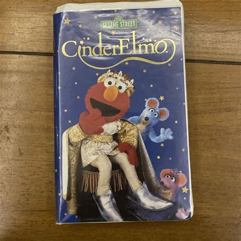 Sesame Street Cinderelmo Vhs Tape Elmo World Musical Pbs Cinderella Movie 74645529431 Ebay