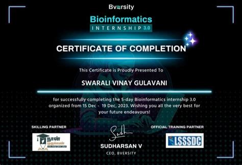 Swarali Gulavani On Linkedin Biopython Bioinformatics Latepost