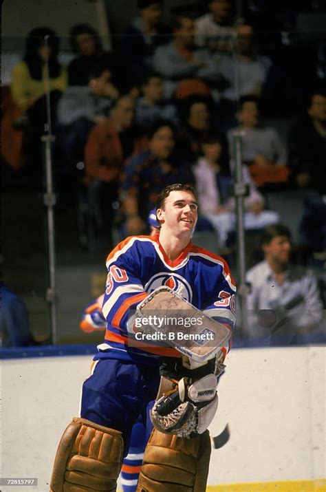 Canadian Professional Ice Hockey Player Bill Ranford Goalie Of The