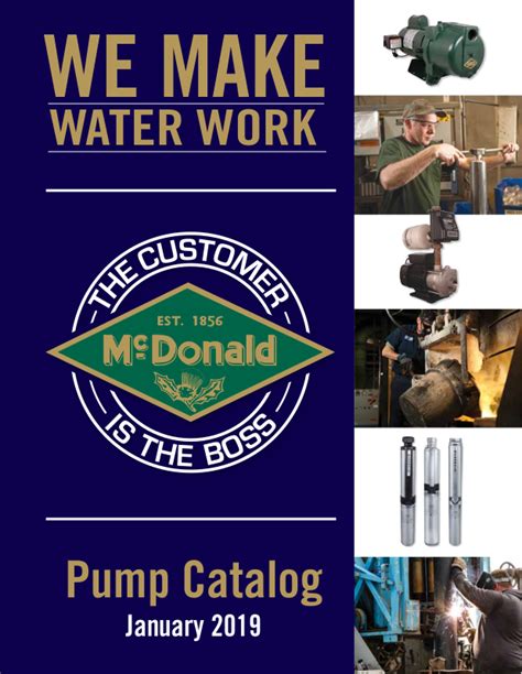Ay Mcdonald Pump User Manual