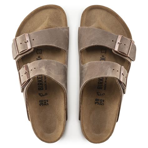 Arizona Oiled Leather Tobacco Brown Birkenstock