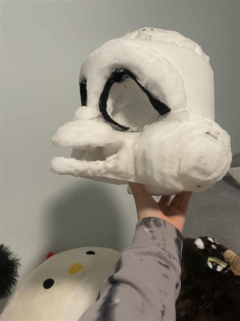 My Newest Base Of My Gray Jay Iris R Fursuitmaking