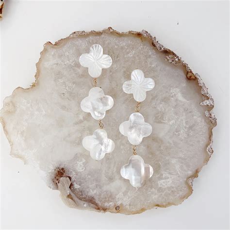 Triple Clover Earrings