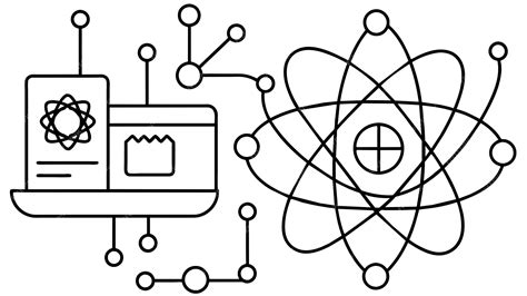 Premium Vector Quantum Computer Programming Vector Graphics Illustration Eps Source File