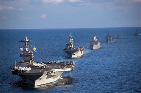 Ee Uu Despliega El Grupo De Buques De Guerra Más Letal Del Mundo En