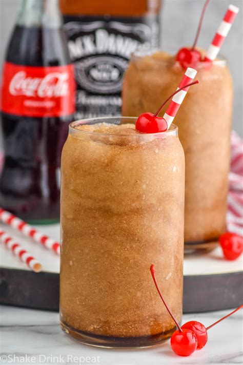 Frozen Jack And Coke Shake Drink Repeat
