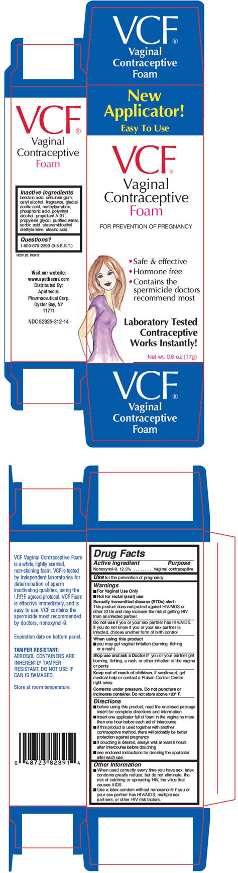 Vcf® Vaginal Contraceptive Foam