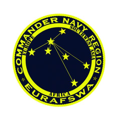 Navy Region Europe Africa And Southwest Asia Us Navy Patch