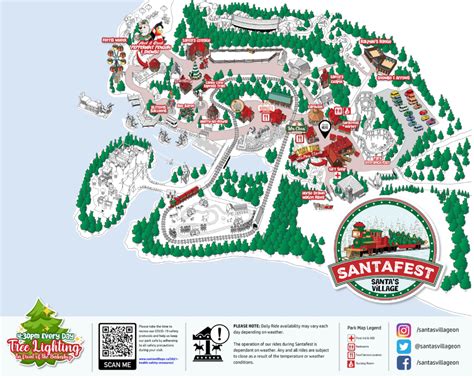 Santas Village Muskokas Theme Park Map And Brochure 2018 2025