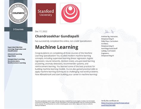 Accelerate Machine Learning Specialization Skills My Deeplearningai