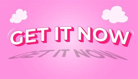 Premium Vector 3d Text Effect For Promotional Purposes With Pink