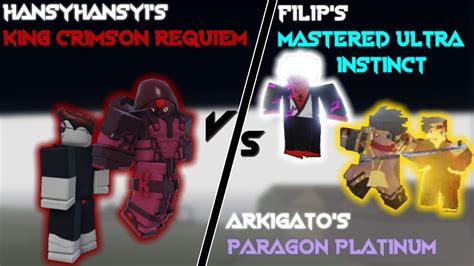 Yba Fighting Mastered Ultra Instinct And Paragon Platinum In Sbr