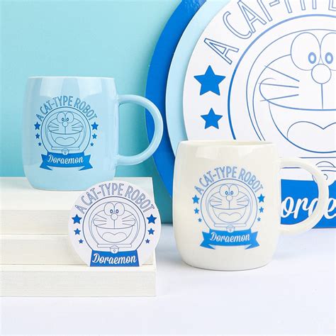 Original Doraemon Mug 370ml Ceramic Mug Doraemon T Cawan Doremon Hadiah Doremon 哆啦a梦杯子