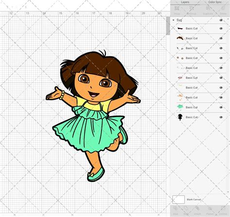 Dora Dora The Explorer 003 Svg Dxf Eps Png Svgshopart