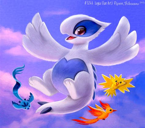 3246 Lugia Fan Art By Cryptid Creations On Deviantart