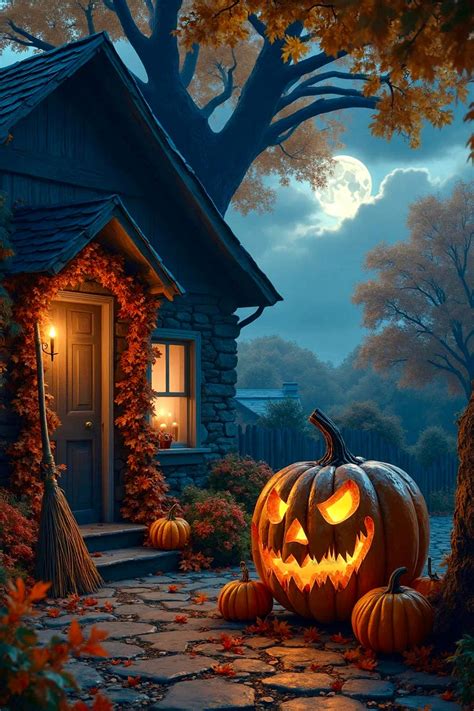 Download Ai Generated House Pumpkin Royalty Free Stock Illustration