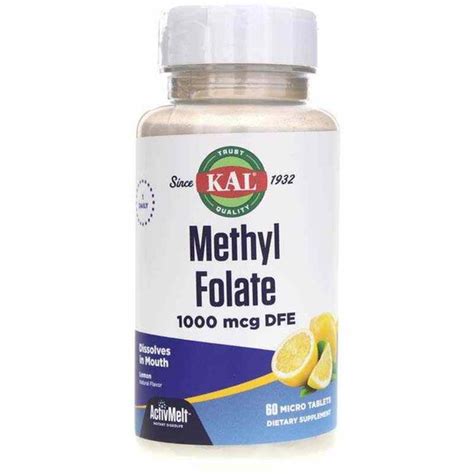 Methyl Folate 1000 Mcg ActivMelt, Kal