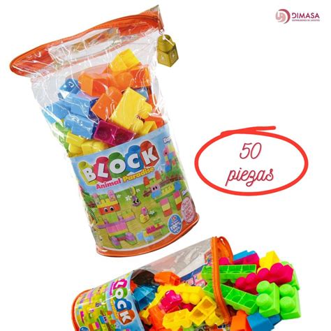 Bloques De Construccion 50 Piezas Manchatoys