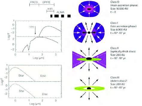 Right Side A Sketch Of The Development Of A Low Mass Protostar And Its