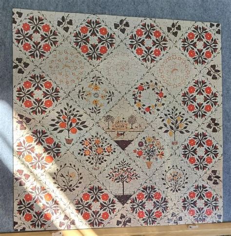 Diamond Pattern Quilt Springbok 500 Pieces 1970 R Jigsawpuzzles