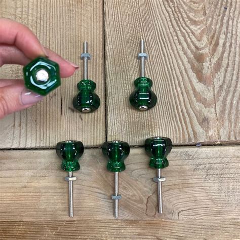 Glass Knob Etsy