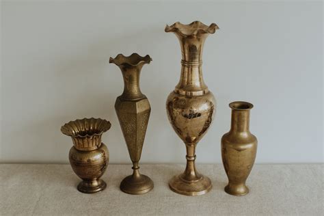 Brass Vases The Revelry