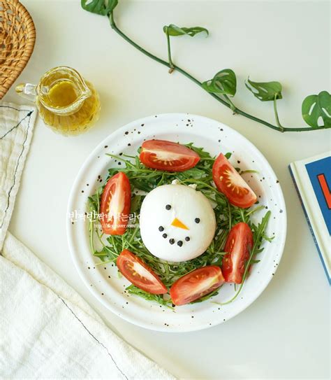 토마토 부라타치즈 샐러드 브라타치즈 먹는법 루꼴라샐러드 네이버 블로그