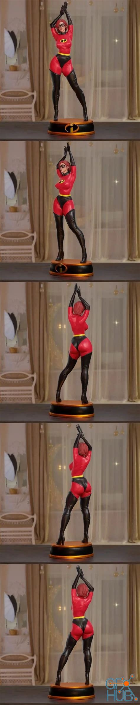 3d Print Model Brunoart3d Elastigirl Cosplay 139485