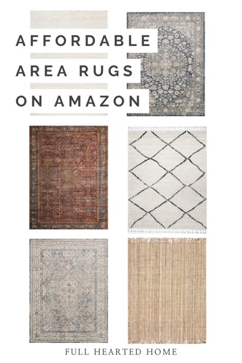 Affordable Area Rugs On Amazon Full Hearted Home