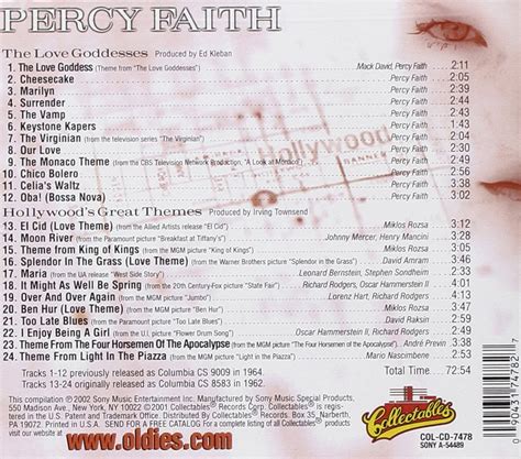 The Love Goddesses Hollywoods Great Themes Yaxa Colombia