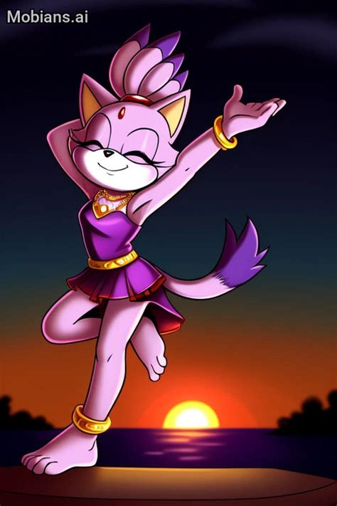 Blaze The Cat Sundown Dance By Oneeyedhunter96 On Deviantart
