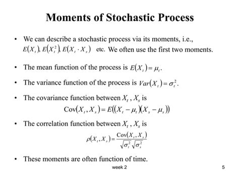 Stochastic Processes 2 Ppt Physics Science