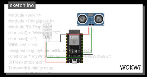 DHT ULTRASONIC Copy Wokwi ESP STM Arduino Simulator