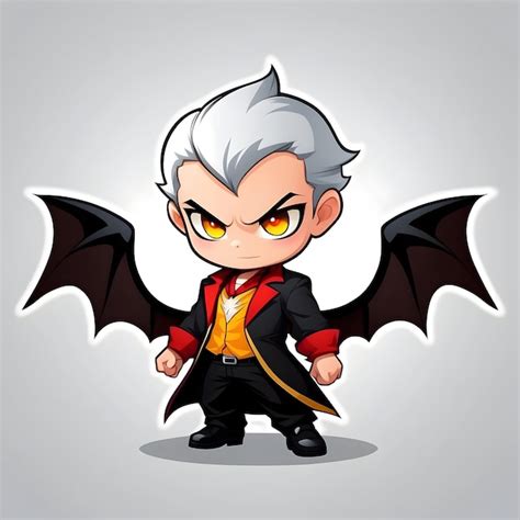 Premium Photo Adorable Devil Character Cute Boy Demon Illustration