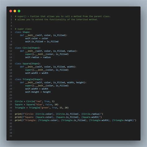 Python Oop Inheritance Super Codeefficiency Abdul Samad