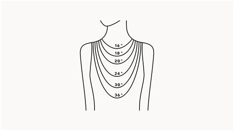 Tablas De Longitud Y Guía De Tallas De Collares Tiffany And Co