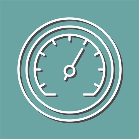 Speedometer Vector Icon 20238190 Vector Art At Vecteezy