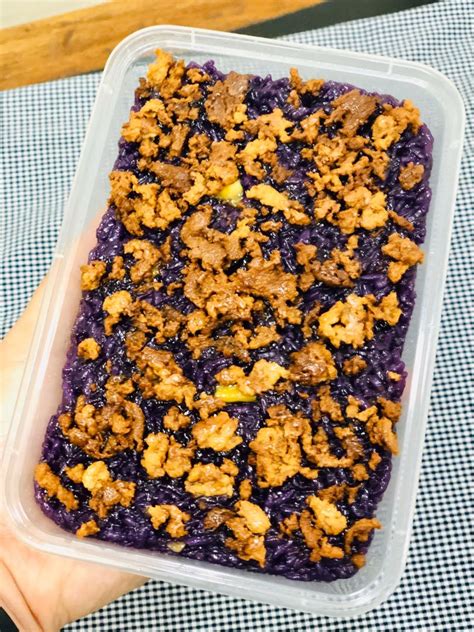 Special Biko Violet With Langka Food And Drinks Local Eats On Carousell