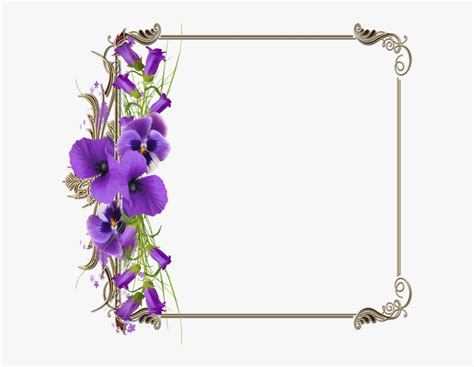 Purple Rose Border Clip Art Free Rose Corner Cliparts Download Free
