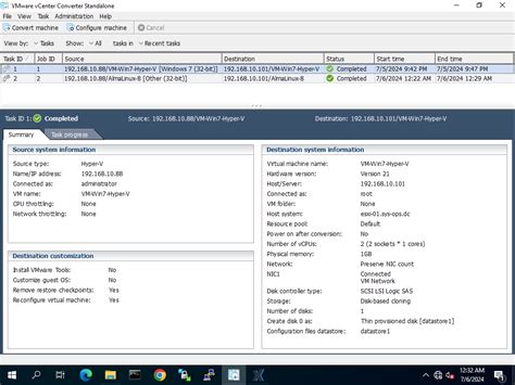 Migrating Virtual Machine From Hyper V To Vmware Vsphere Esxi With