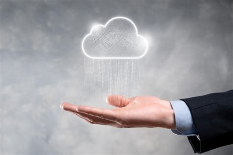 Premium Photo Cloud Computing Conceptcloud For Transfer Datacloud