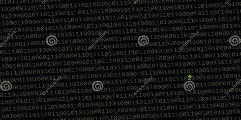 error in the binary data code stock vector illustration of blue