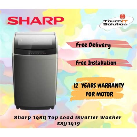 Sh Arp 14kg Esy1419 Full Auto Washing Machine Shopee Malaysia
