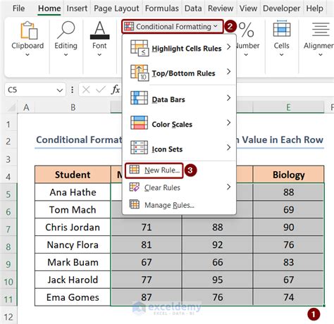 How To Apply Conditional Formatting To Multiple Rows 5 Ways