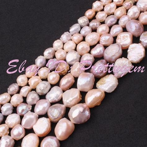 Multicolor Natural Lumpy Baroque Freshwater Pearl Gemstone Beads Strand