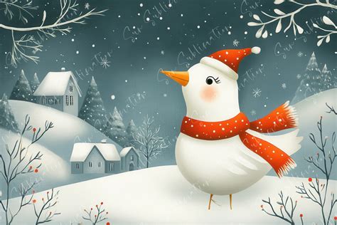 Whimsical Winter Scene Featuring Graphic By Sun Sublimation · Creative