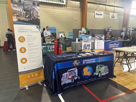 Kwlas Own Beth Barmore Representing At The Geaux Jobs Career Fair Looks Kenworth Of Louisiana