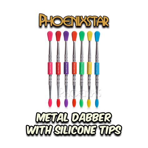 1x Metal Dabber With Silicone Tips D And R Essentials