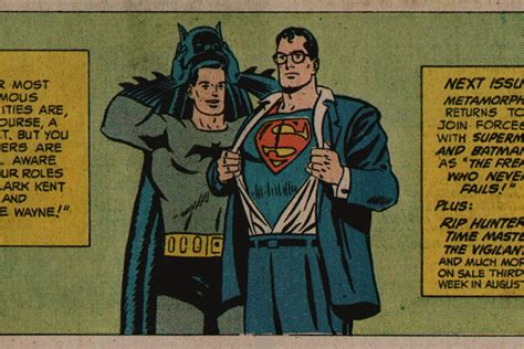 Bruce Wayne And Clark Kent Comic